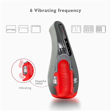 Otouch Airturn 6 Vibrations Sucking Masturbation Cup With Heating Male