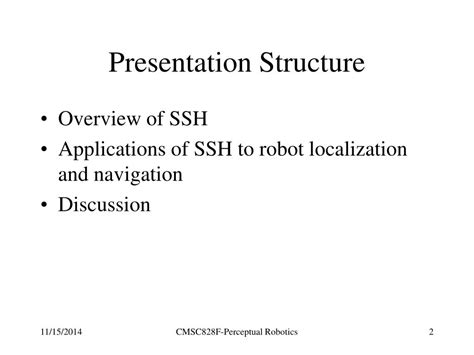 Ppt Spatial Semantic Hierarchy Ssh Powerpoint Presentation Free