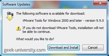 Install VMware Tools In Windows VMware Player