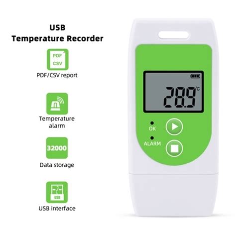 Portable USB Temperature Data Logger ATO