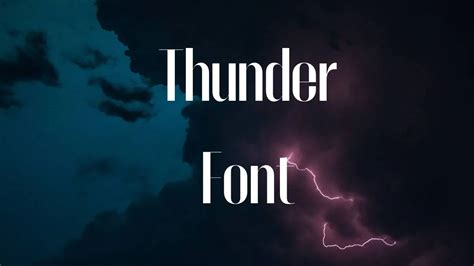 Thunder Font Free Download