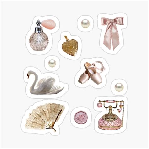 Soft Pink Aesthetic Collage Sticker For Sale By Verycoolandnice In