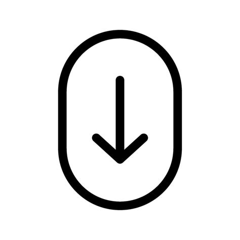 Scroll Down Icon Vector Symbol Design Illustration 26625555 Vector Art At Vecteezy