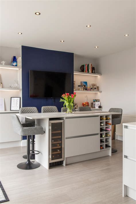 Light Grey Handleless Kitchen Modern Kitchen Devon By Kettle Co