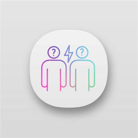 Miscommunication Icon Illustrations Royalty Free Vector Graphics