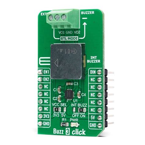 Mikroe Buzz 3 Click Board™ Mikroe 4390 Debug Store