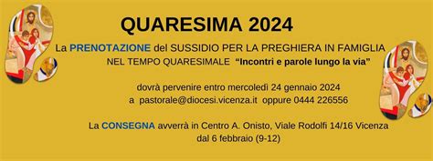 QUARESIMA 2024 Diocesi Di Vicenza