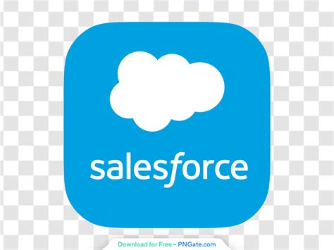 Salesforce App Icon Logo Version 2 Blue Rounded Design Free Png Download Pngate