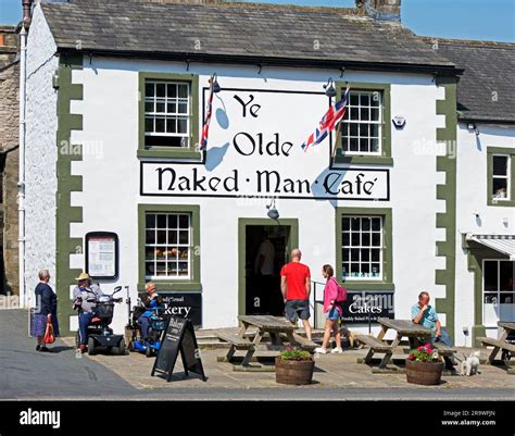Ye Olde Naked Man Café in Settle North Yorkshire England UK Stock