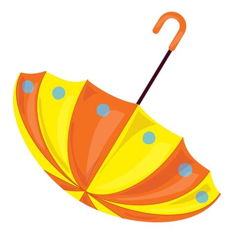 Premium Vector Colorful Polka Dot Umbrella Isolated On White