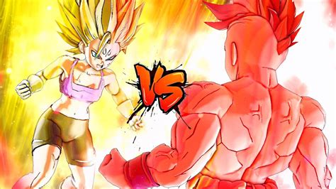 MAJIN BRA SSJ2 Vs UUB KAIOKEN TRANSCEDENTAL YouTube