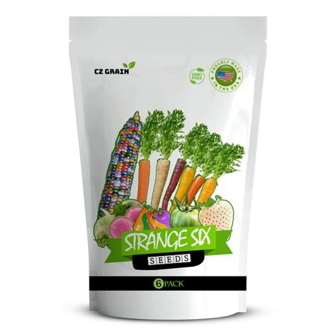 Exotic Vegetable Garden Variety Pack Strange Six 6 Unique Varieties