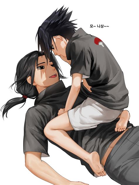 Uchiha Sasuke And Uchiha Itachi Naruto And More Drawn By Denggu Danbooru