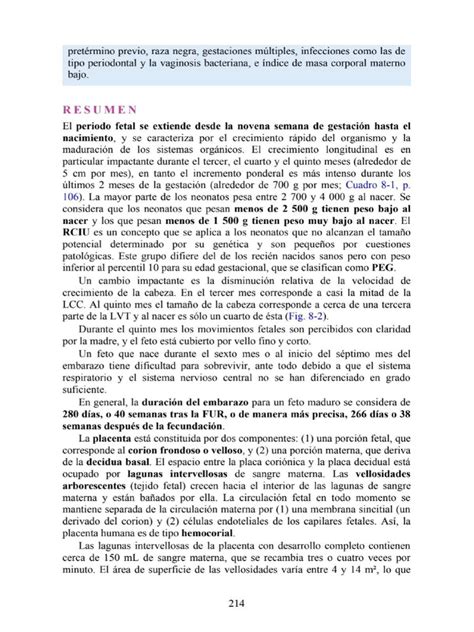 Placenta Y Membranas Fetales Pdf