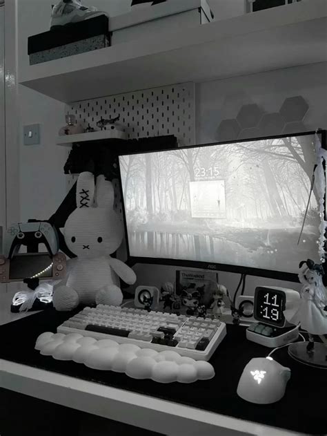 𝗮𝗰𝘂𝗯𝗶 𝗱𝗲𝘀𝗸 𝘀𝗲𝘁𝘂𝗽 ᶻ 𝗓 𐰁 Credit Goes To Rightful Owner In 2025 Room