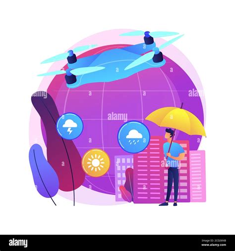 Meteorology Drones Abstract Concept Vector Illustration Stock Vector Image And Art Alamy