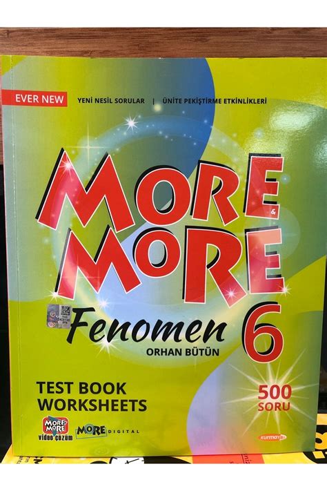 Kurmay Elt Yayınları 6 Sınıf More More Englısh Fenomen Test Book