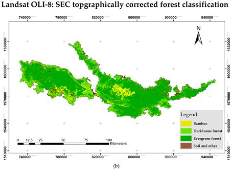 Topographic Correction Of Landsat Tm 5 And Landsat Oli 8 Imagery To Improve The Performance Of