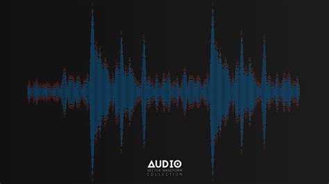 벡터 오디오 Wavefrom입니다 추상적인 음악 진동 파도 미래 지향적인 사운드 웨이브 시각화입니다 합성 음악 기술 샘플입니다 조정 바와 붉은 점 인쇄입니다 건강관리와