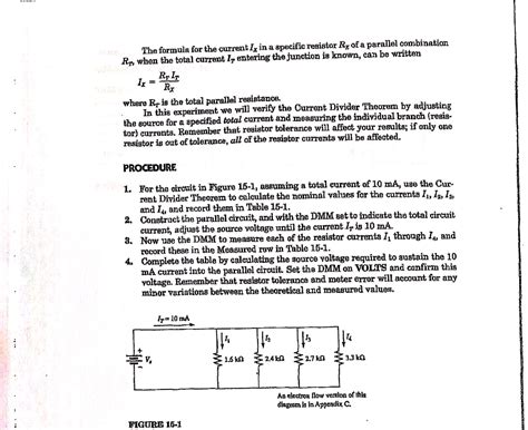 Solved CURRENT DIVIDERS REFERENCE READING Principles Of Chegg Com