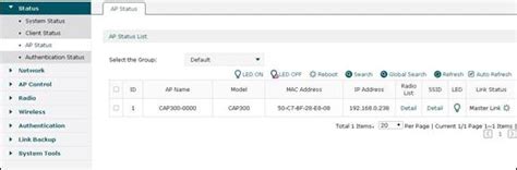 how to configure dual link backup function on tp link cap ac serial