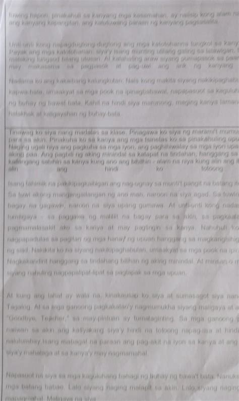 1 Ano Ang Dahilan Kung Bakit Mabuti Ang Tawag Nila Sa Guro 2 Sa