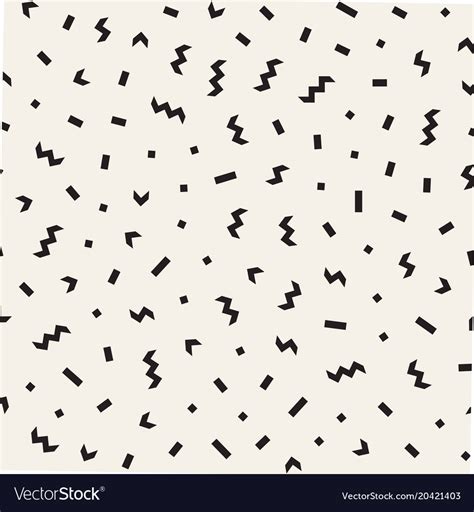 Seamless Abstract Geometric Pattern In Retro Vector Image