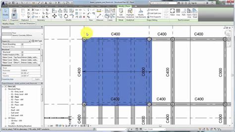 Placing Beam Systems And Structural Floors Revit News