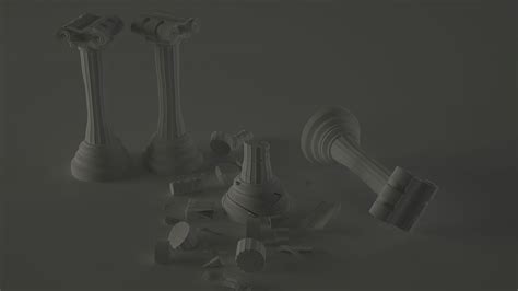 Broken Column 3d Model 8 Max Free3d