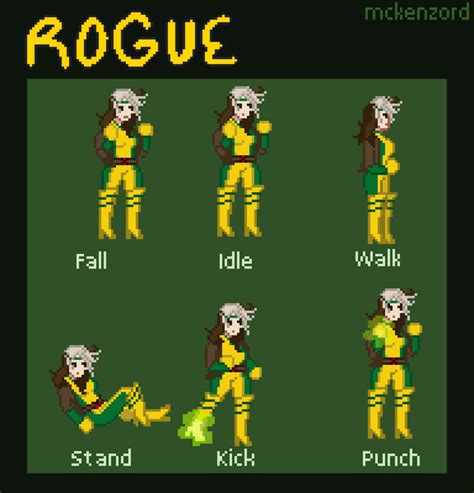 Gambit Rogue And Magneto Sprites Rpixelart
