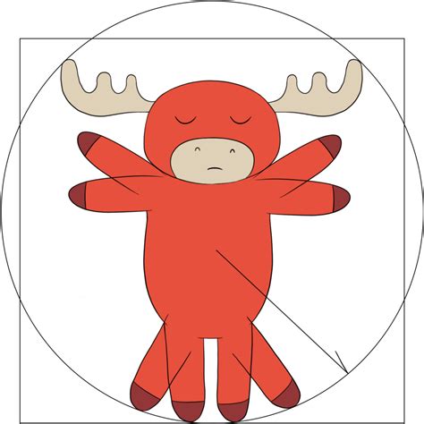 Download Massage Moose Therapy Moosevitruvianpng Comic