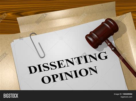 Dissenting Opinion Image And Photo Free Trial Bigstock