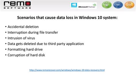 Windows 10 Data Recovery Ppt