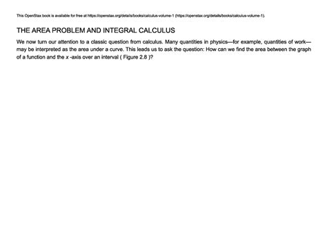 MAT 225 - 1-3 - The Area Problem and Integral calculus - MAT225 - Studocu