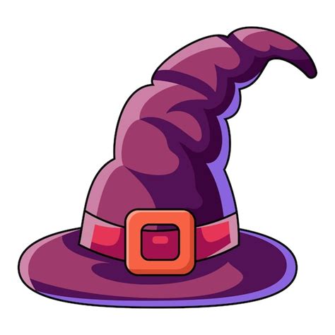 Premium Vector Burgundy Magic Wizard Hat