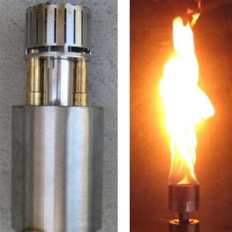 Fire By Design Copper Cone Gas Tiki Torch Electronic Or Manual Lit
