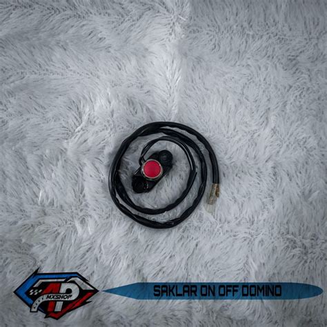 Saklar On Off Tombol Universal Domino Switch On Off Motor Tombol Trail Adventure Supermoto