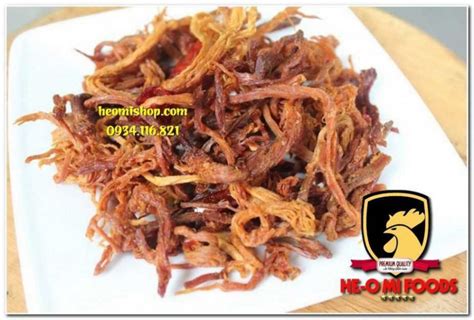 Khô Heo Cháy Tỏi Cay Hũ 250g Heo Mi Foods Shop