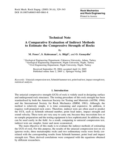 a comparative evaluation of indirect methods to estimate the