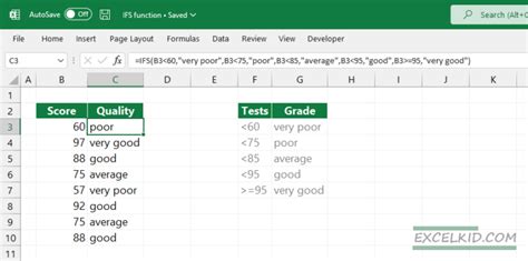 How To Use The IFS Function In Excel Excel Bootcamp