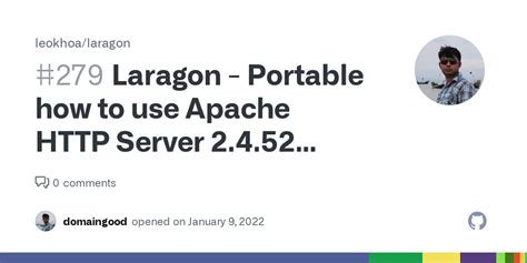 Laragon Portable How To Use Apache Server 2452 D Php 8