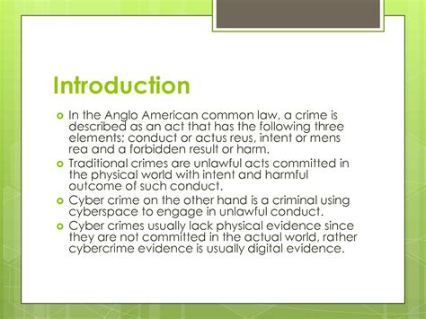 SOLUTION Difference Between Cyber Crime Traditional Crime Presentation Studypool