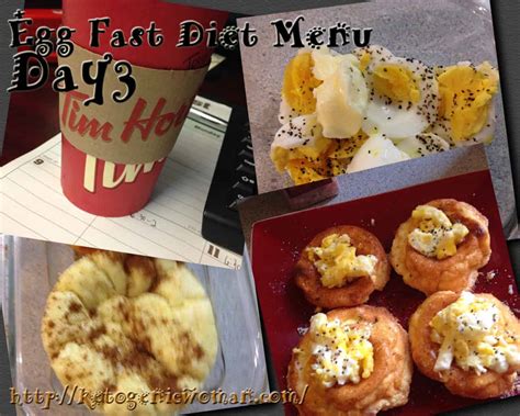 Keto Egg Fast Diet Plan Menu Day 3 Ketogenic Woman