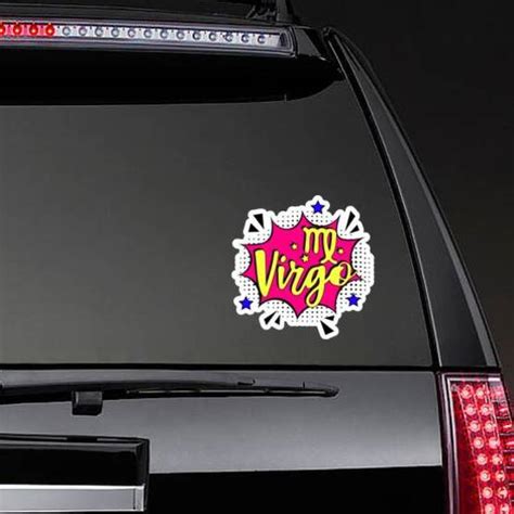 Zodiac Sign Virgo Pop Art Sticker
