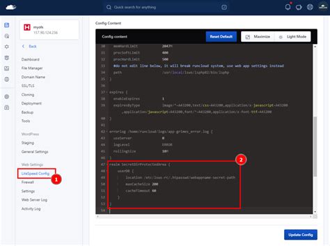 How To Password Protect A Web Application Or A Directoryfile With Openlitespeed In Runcloud