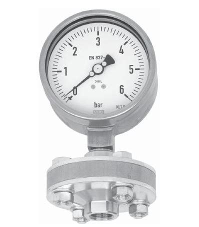 WIKA DIAPHRAGM SEAL WITH THREADED CONNECTION THREADED DESIGN MODEL 990