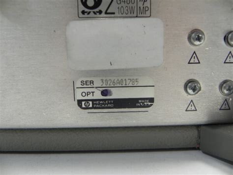 Hpagilent 8757d Scalar Network Analyzer Sell Rent Lease Buy Trade