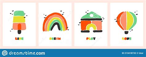 Multicolored Toys Alphabet Rainbow Bubble Font Uppercase And Lowercase