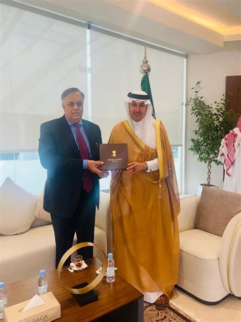 Embassy Of India In Riyadh On Linkedin On October 9 Ambassador Hedr