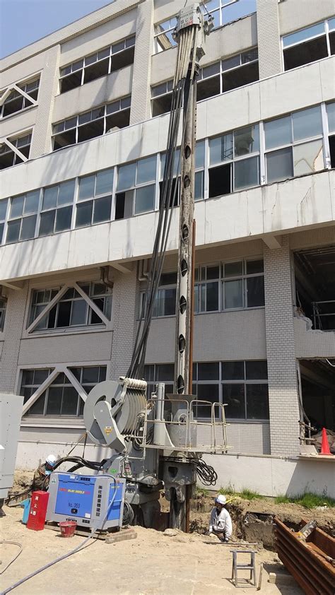 硬質地盤クリア工法秋田市の株式会社南部建設興業秋田県秋田市工事